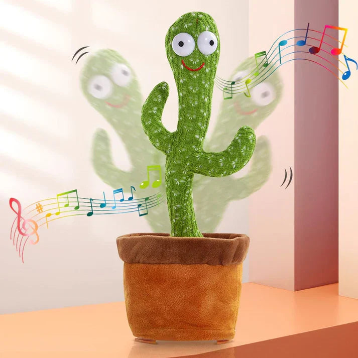 Rechargeable Dancing Cactus Toy – Sing, Dance, and Talk Back with Ligh ...